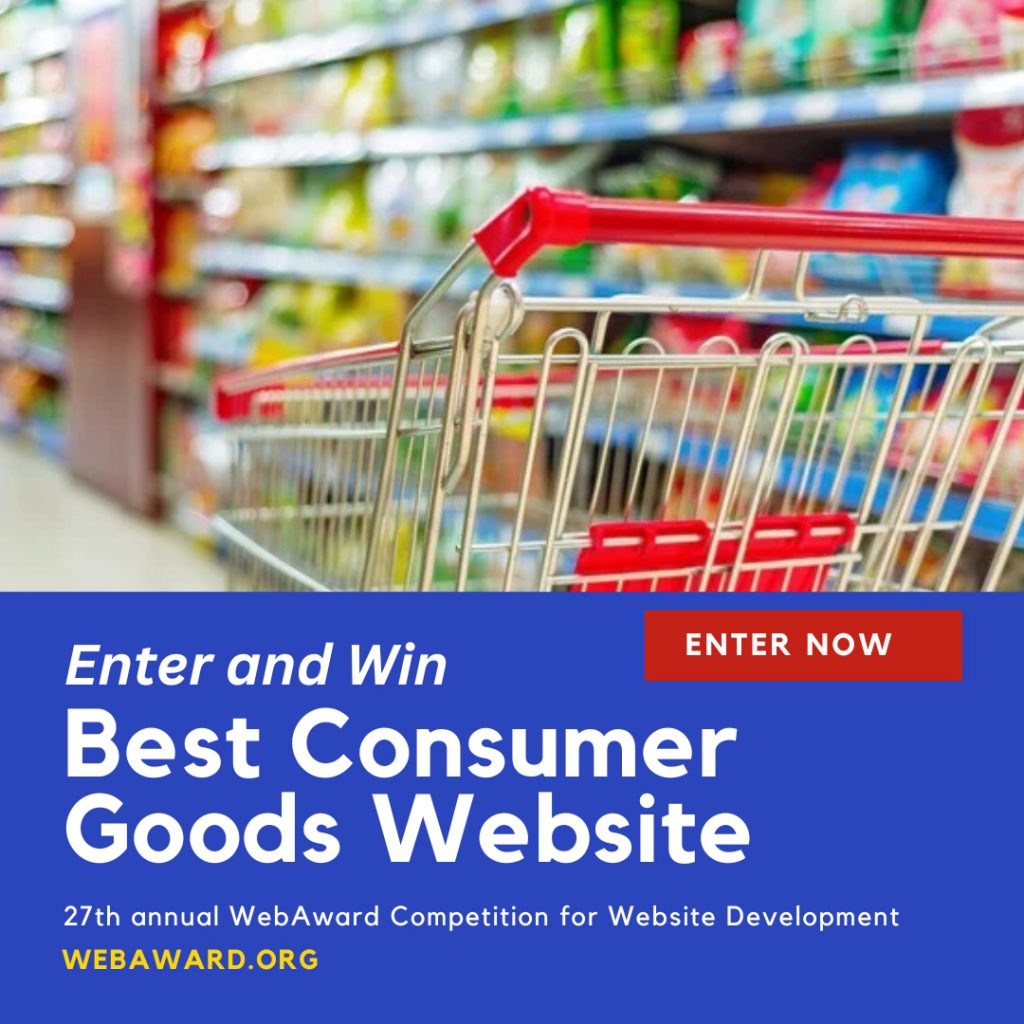 Best Consumer Goods Websites to be Named by Web Marketing Association ...