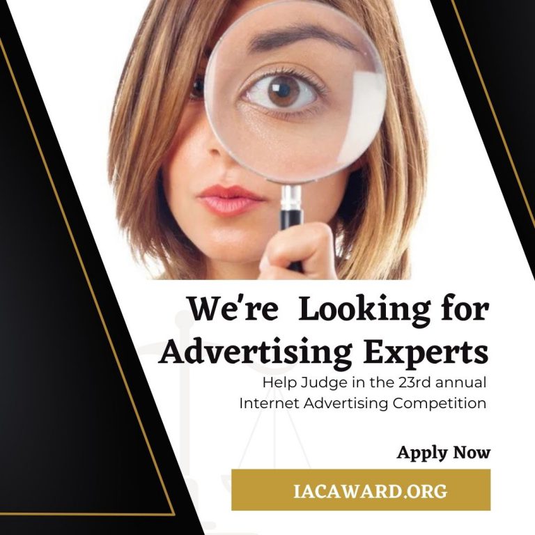 Call for Judges: Join the 23rd Annual Internet Advertising Competition ...