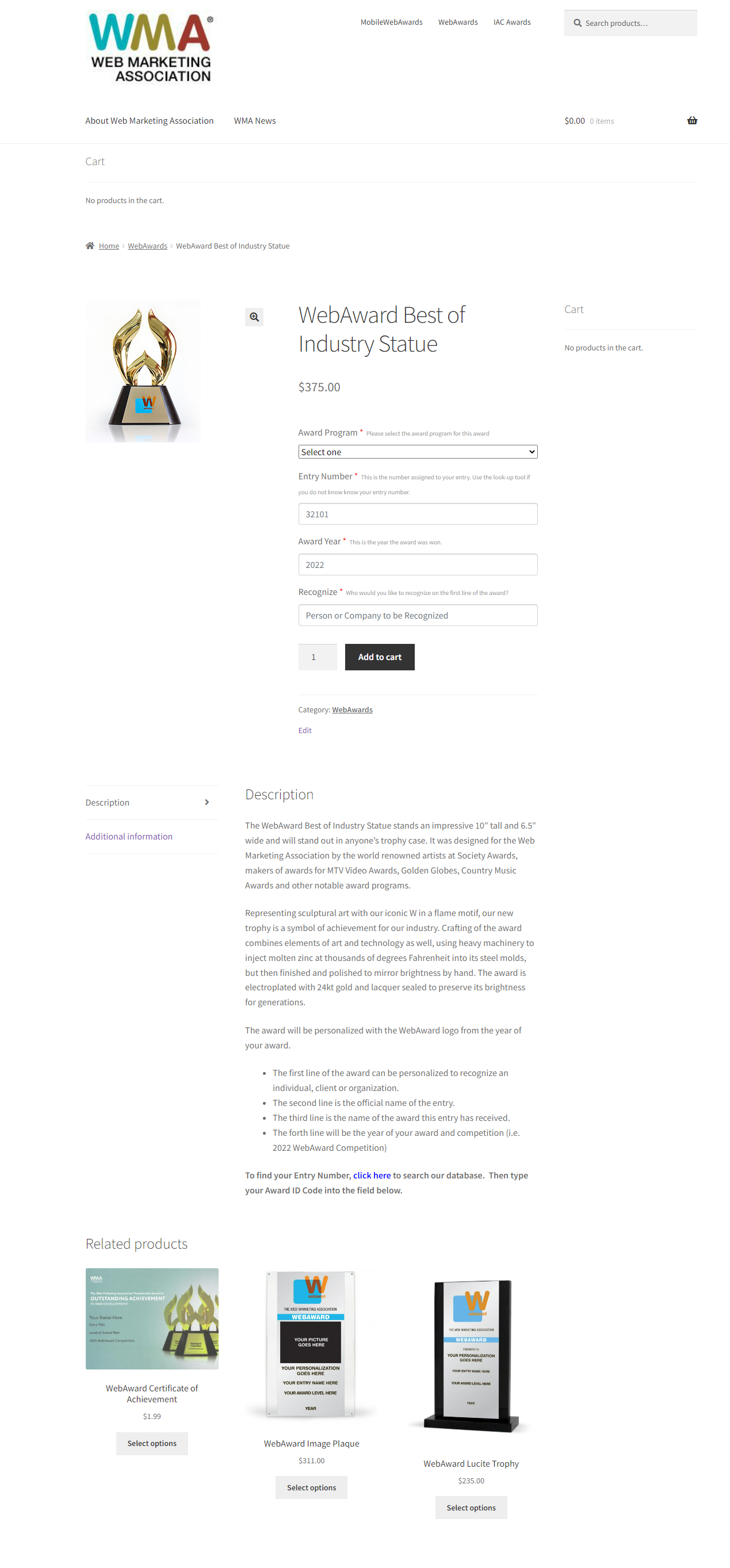 Web Marketing Association Recognition Center - Recognizing Greatness in ...